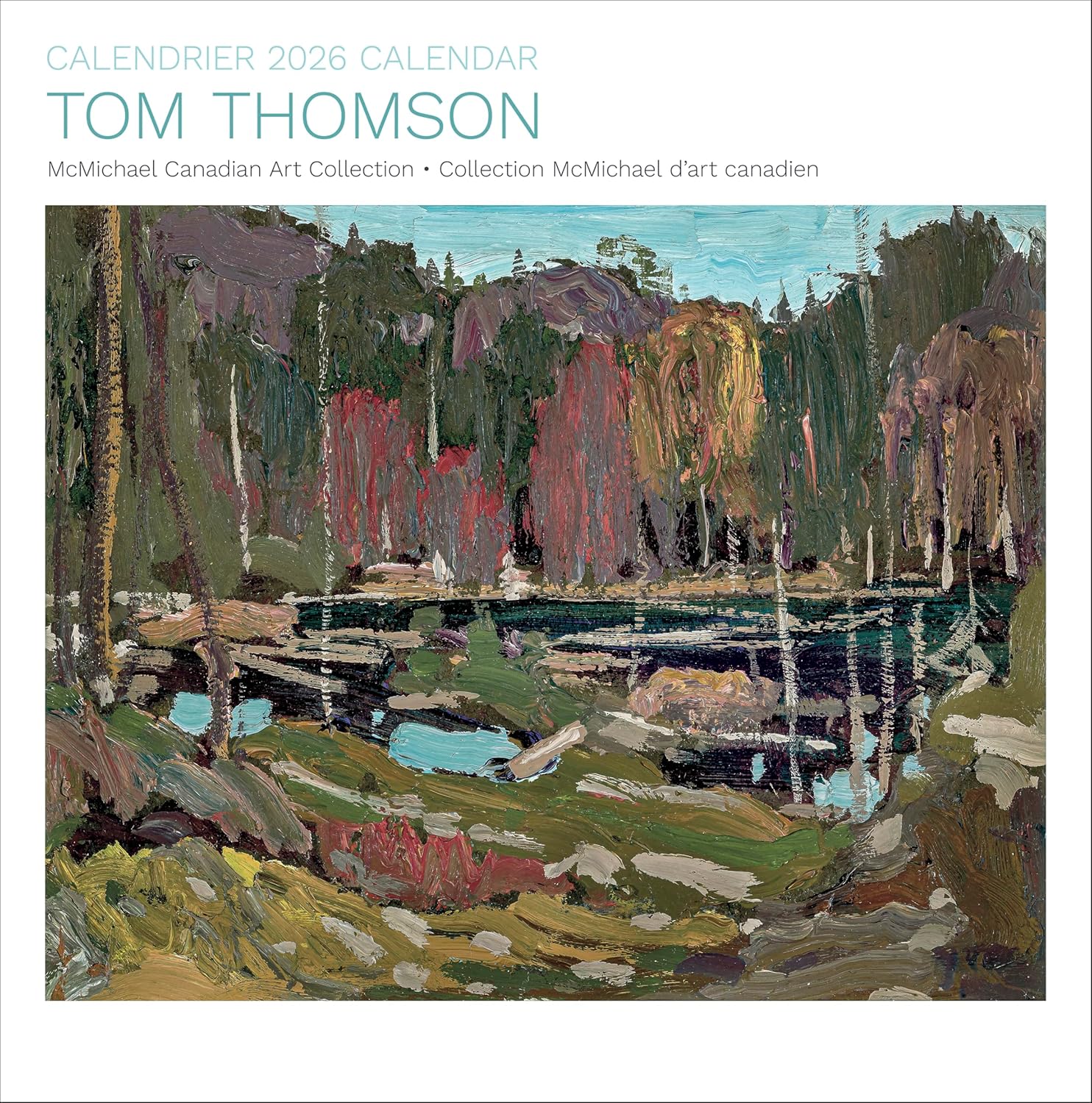 Tom Thomson Art Wall Calendar 2026, 12 Months, Large Grid Design ...