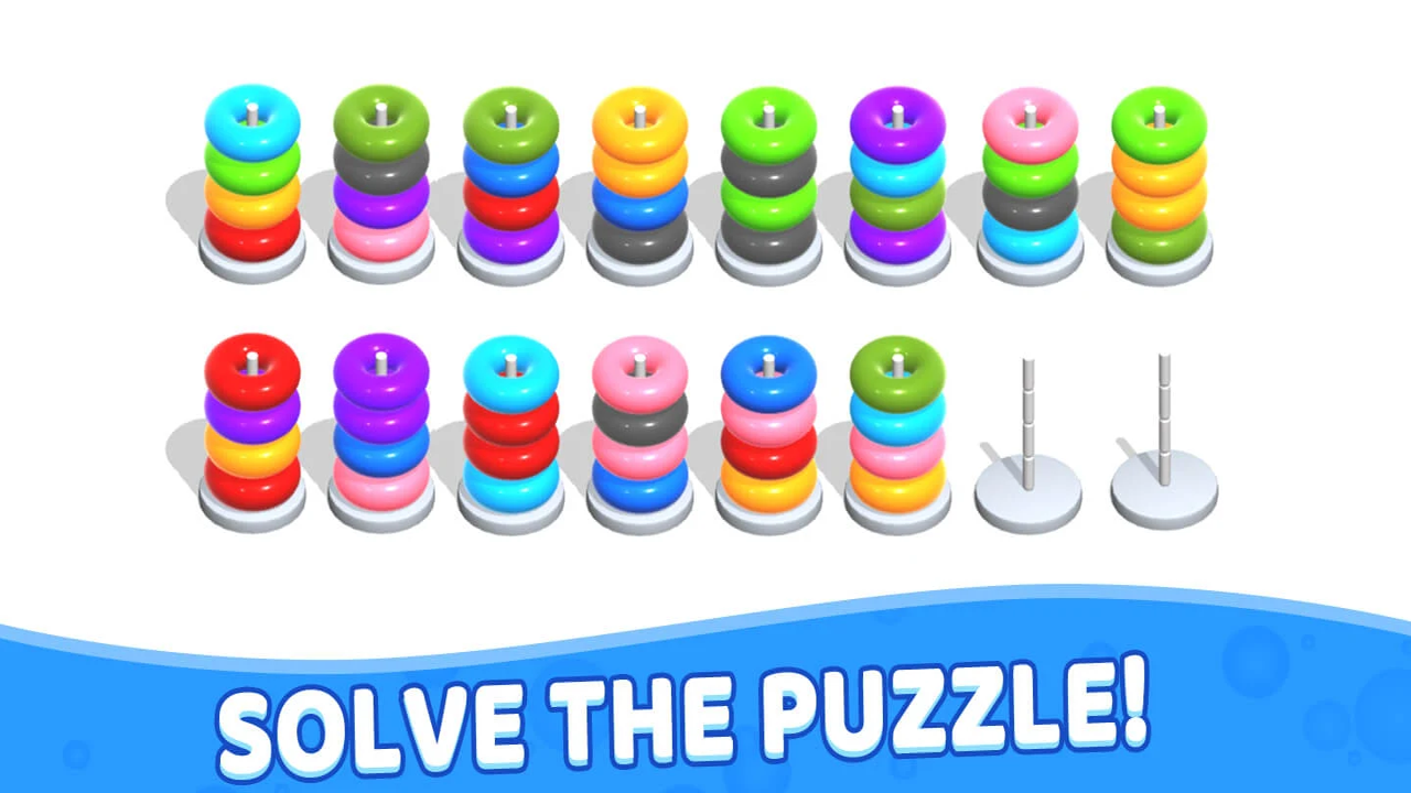 Color Hoop Stack - Sort Puzzle - App on Amazon Appstore