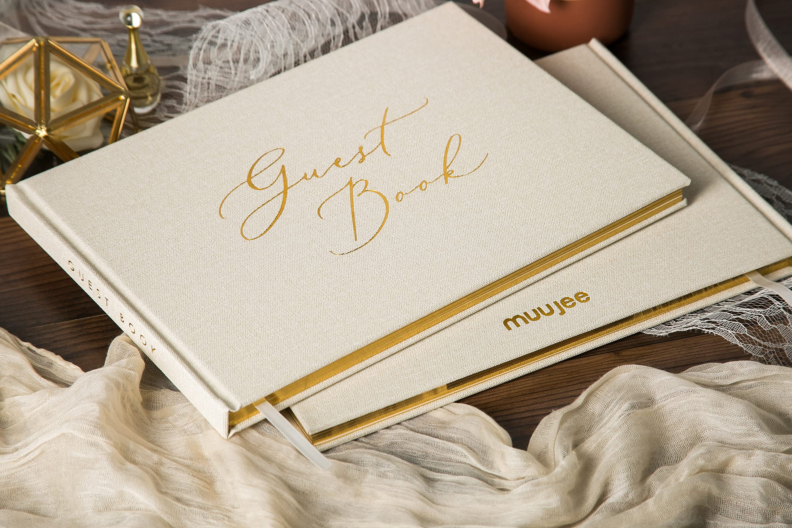Modern wedding guest book 60 photos - Vianawedding.com
