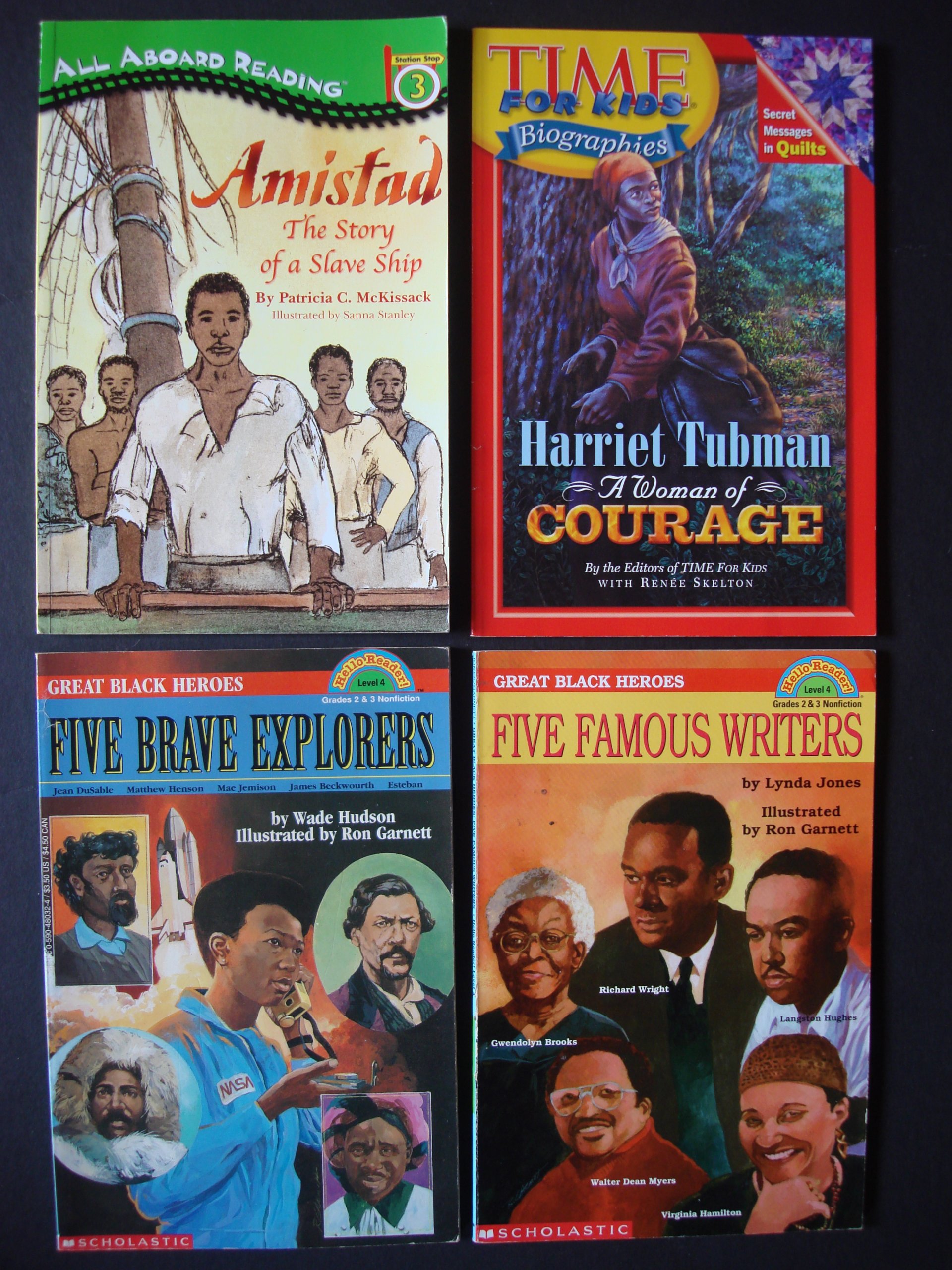 Set Of 4 African American Biography Readers Amistad Slave Ship ...