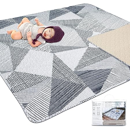 Amazon.com : Boho Rainbow Portable Baby Play Mat, 43 x 43 Inch Washable ...