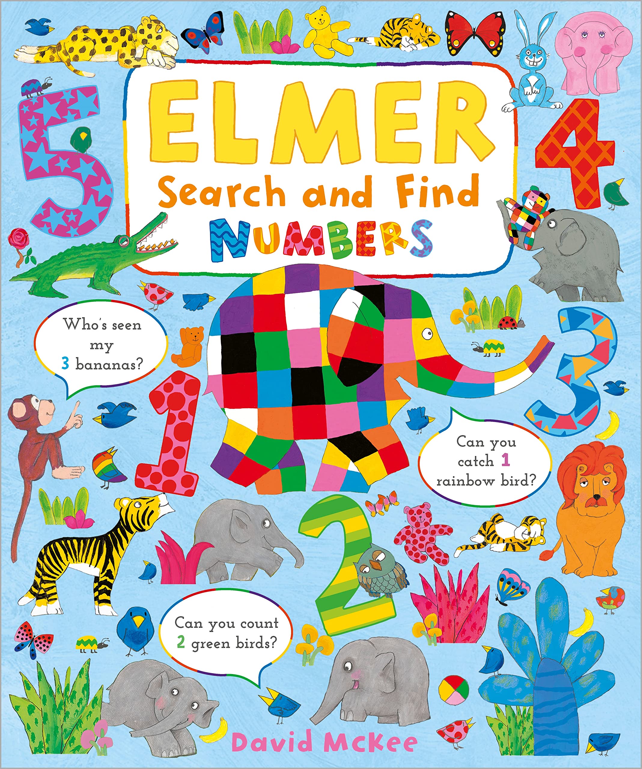 Amazon | Elmer Search and Find Numbers (Elmer Search and Find ...