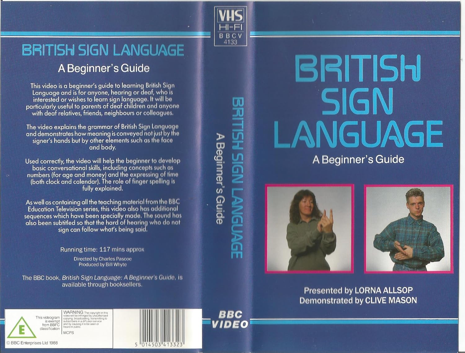 British Sign Language - A Beginner's Guide - BBC Video [VHS] : Charles ...