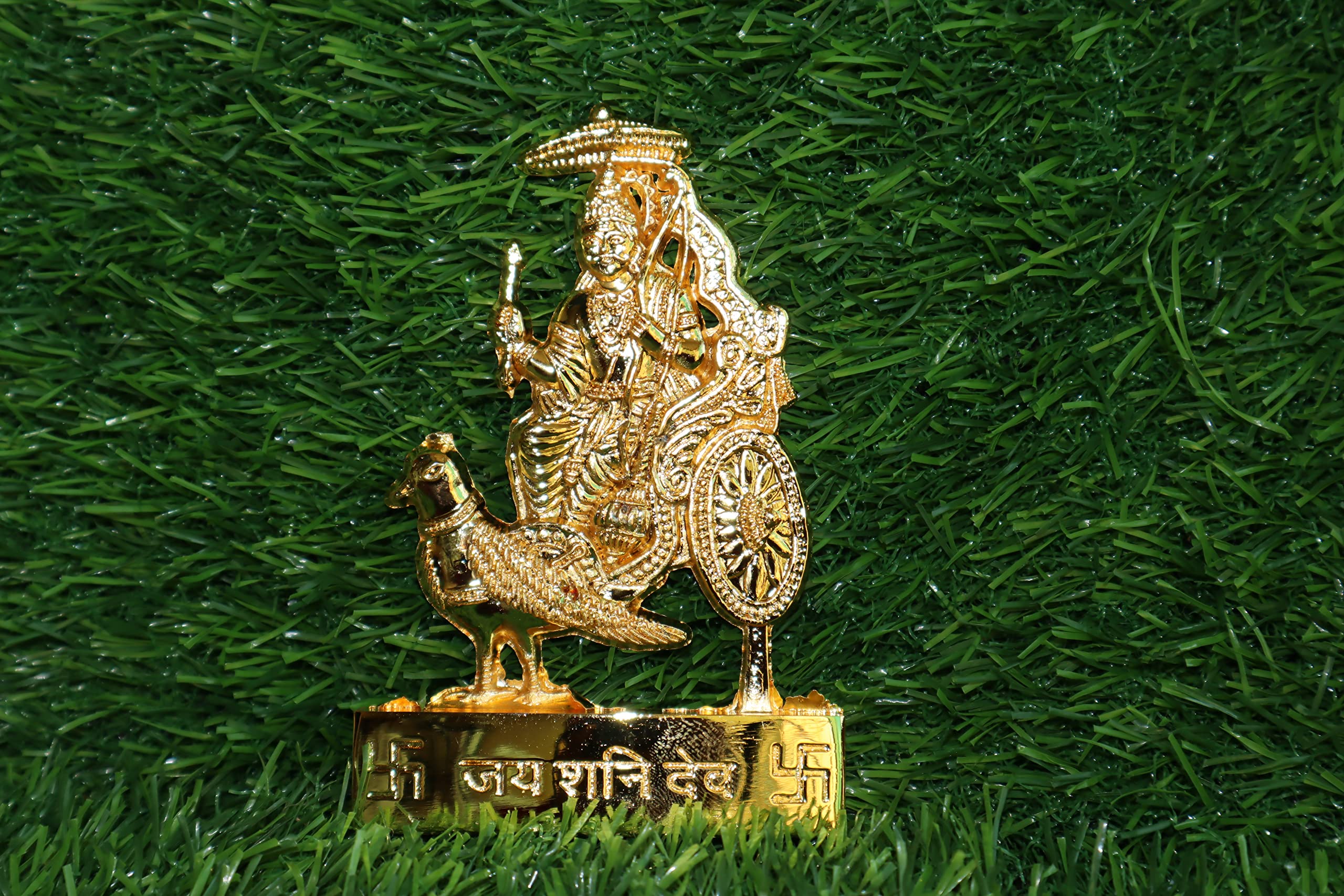 Buy Salvus APP SOLUTIONS Traditional Metal Handmade Lord Shani Dev Idol ...