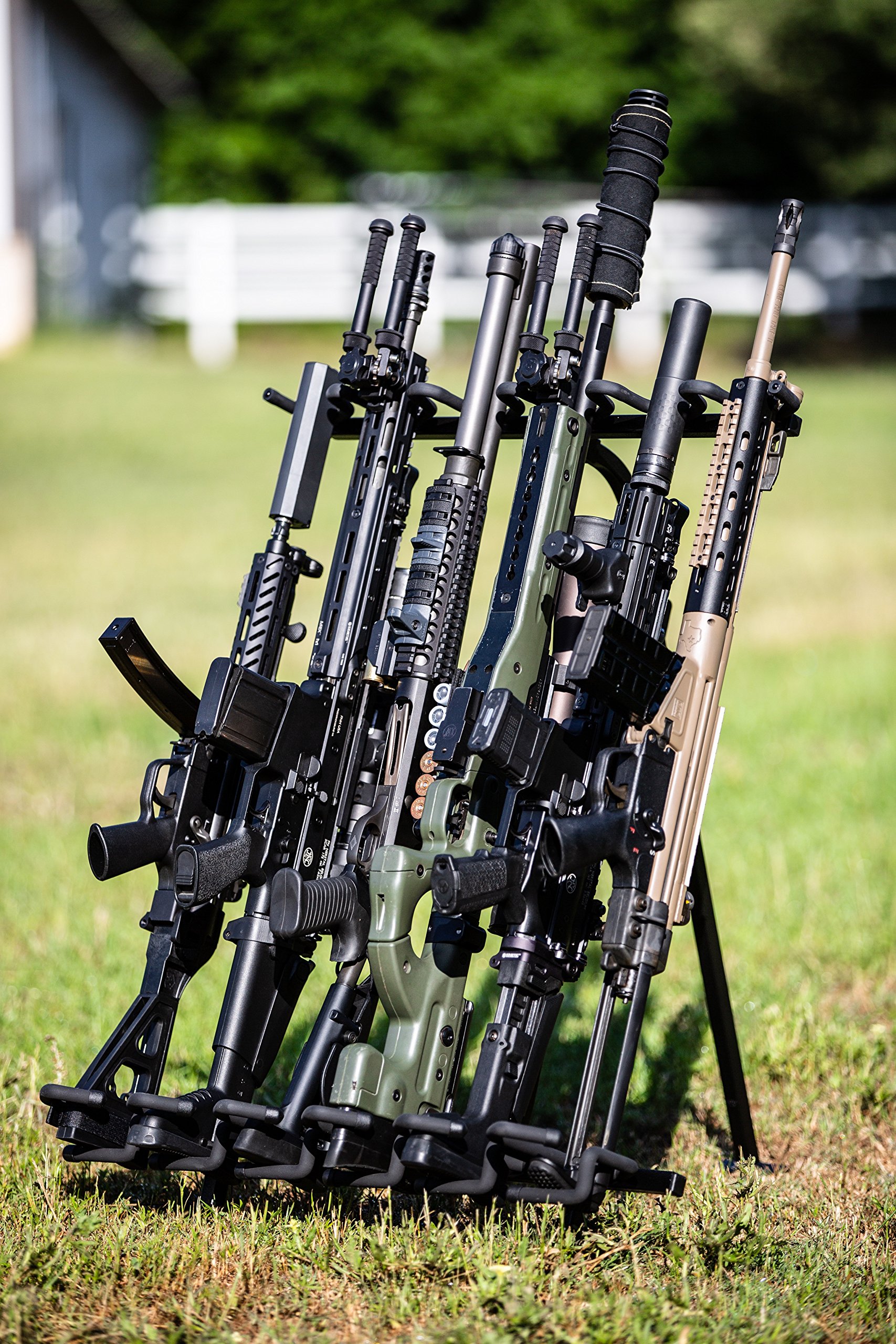 Hold Up Displays Portable Gun Rack and Bow Holder - Tactical ...