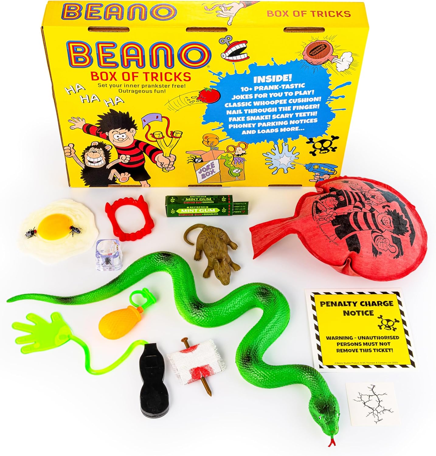 BEANO JOKE BOX OF TRICKS JOKE BOX 10+ PRANKS GIFT PRESENT : Amazon.co ...
