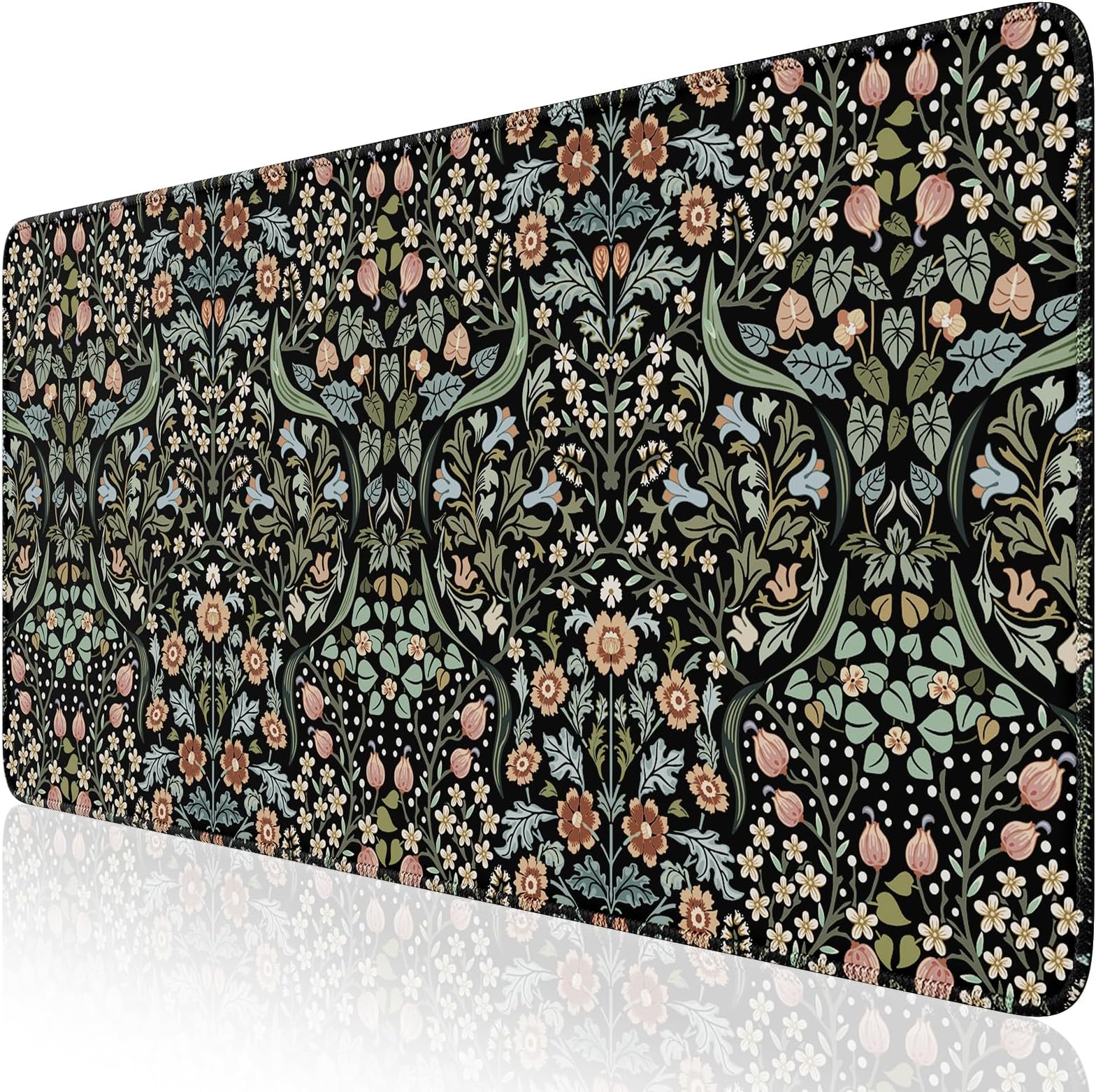 Amazon.com: Blue Stars Desk Mat Cute Cloud Desk Pad, Aesthetic Starry ...