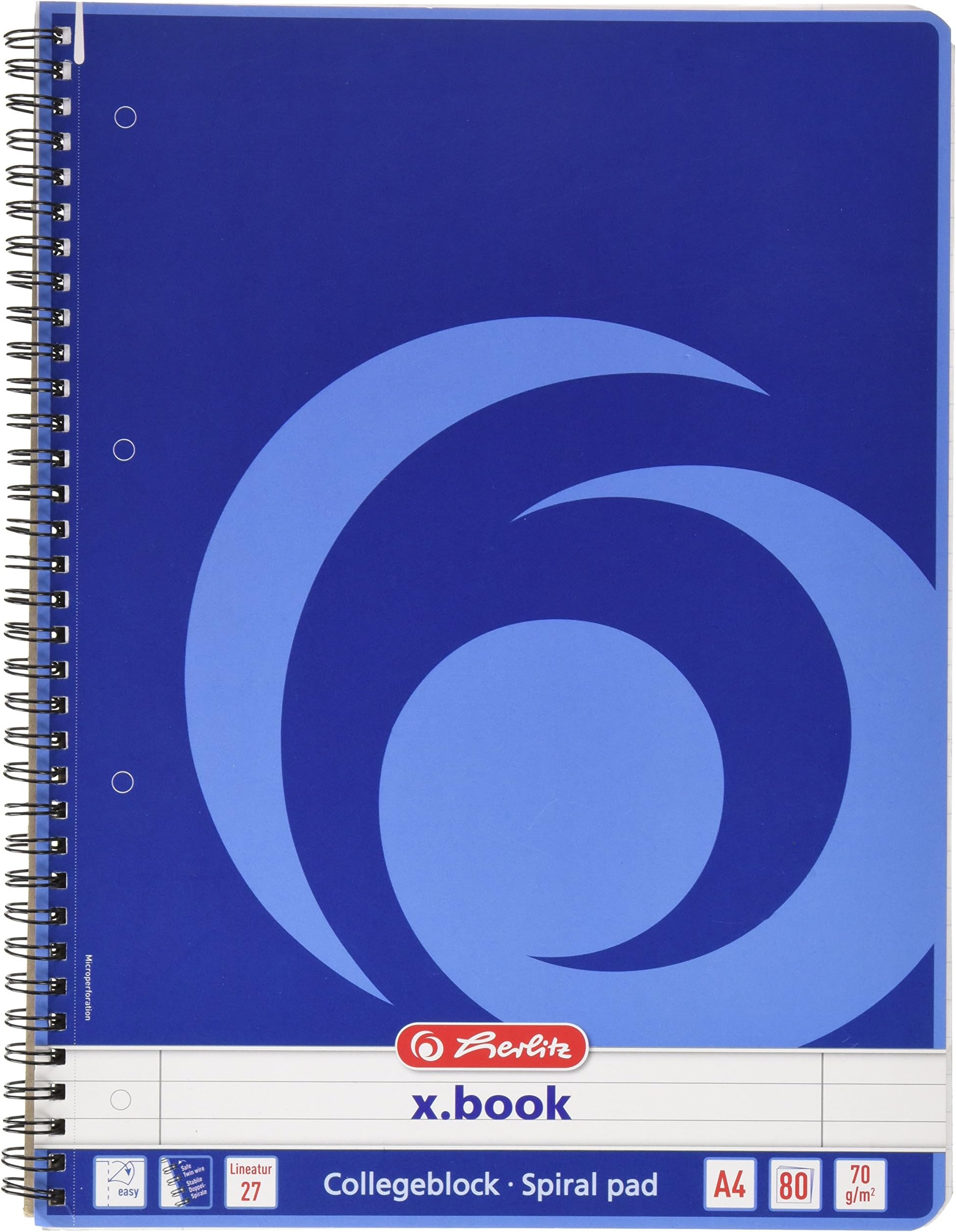 Brunnen 1067927190 Notizblock / Collegeblock Student Colour Code (A4 ...