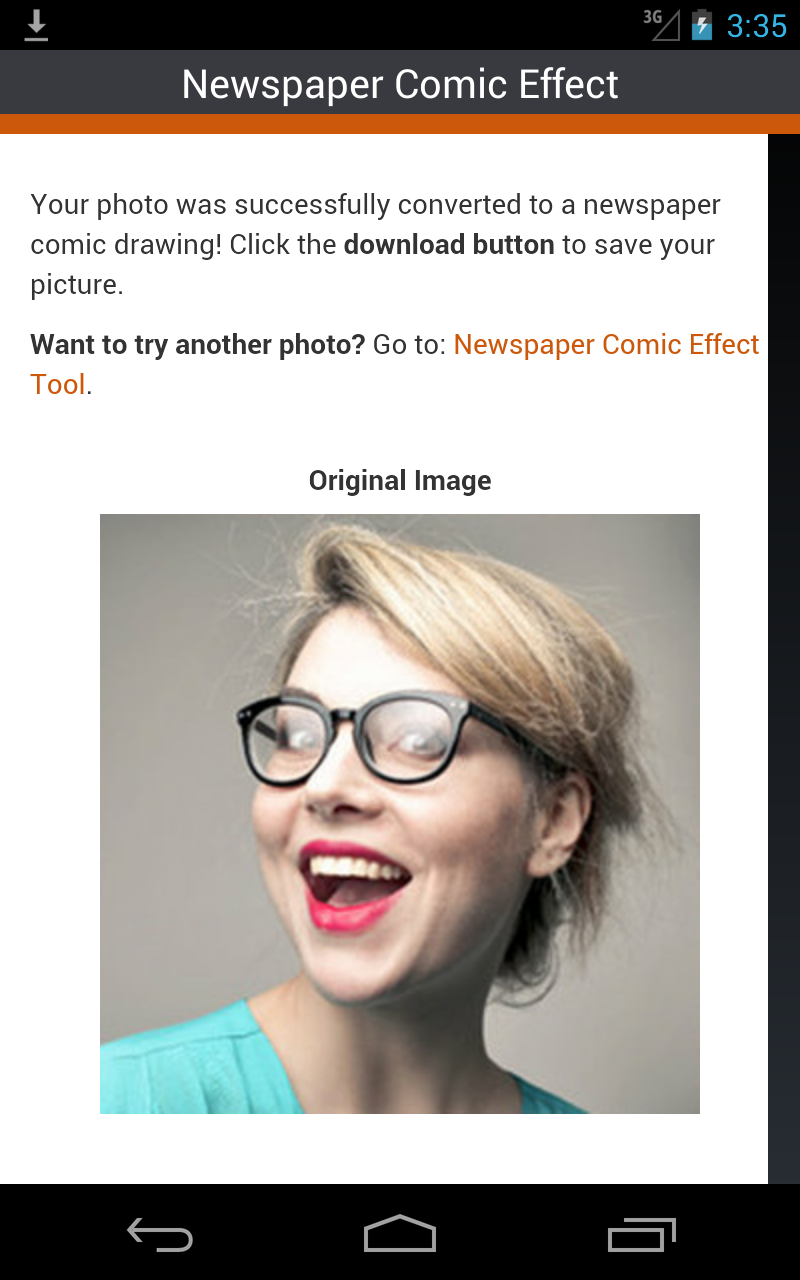 Photo to Newspaper Comic (Photo Effect Tool) - Application sur Amazon Appstore