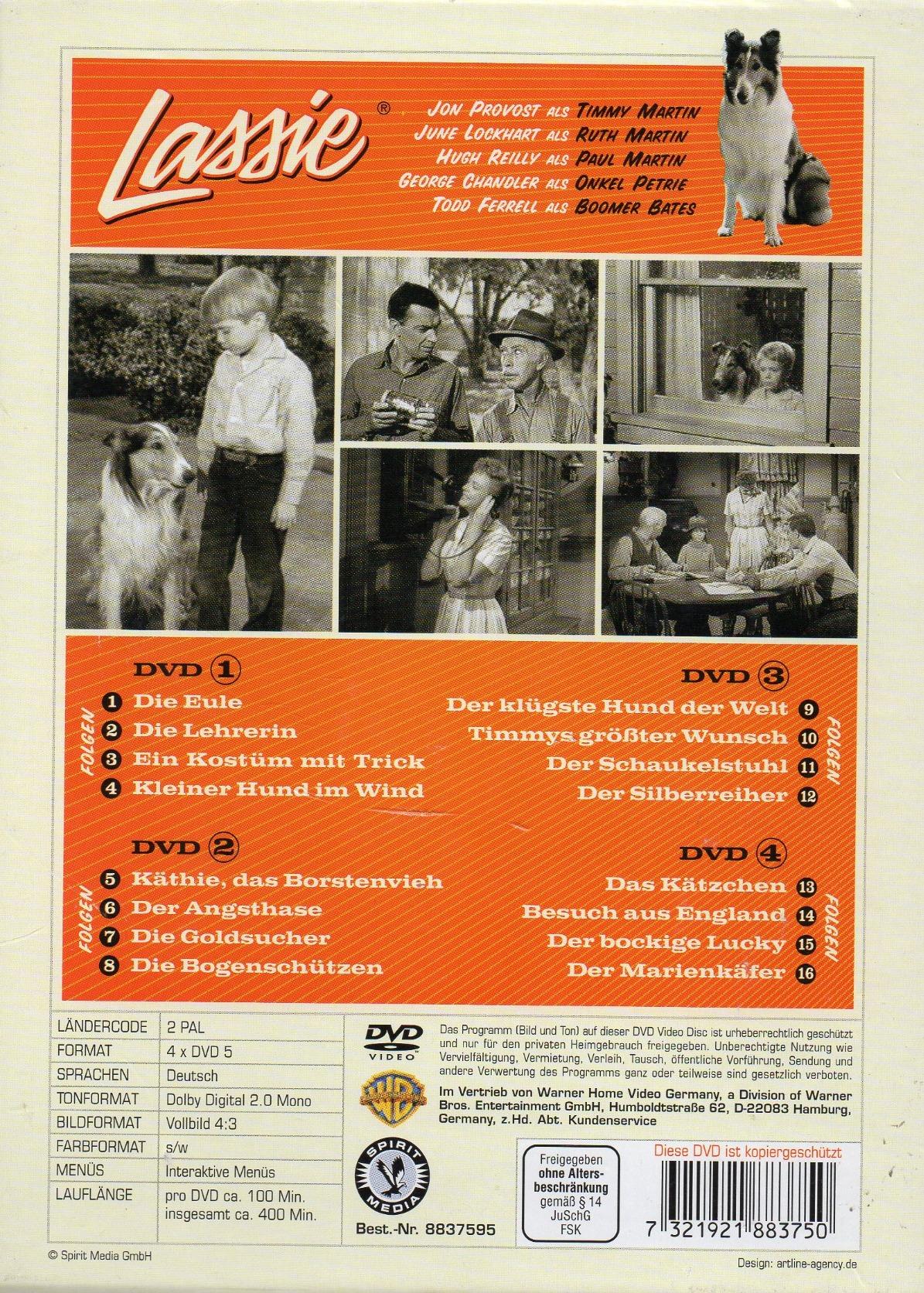 Lassie Collection - Volume 1 [4 DVDs]: Amazon.de: Provost, Jon ...