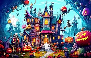 Amazon.com: 1000 Piece Halloween Horror Haunted House Puzzle, Perfect ...