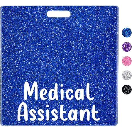 Amazon.com : Plifal Medical Assistant Badge Buddy Card Holder Nursing ...