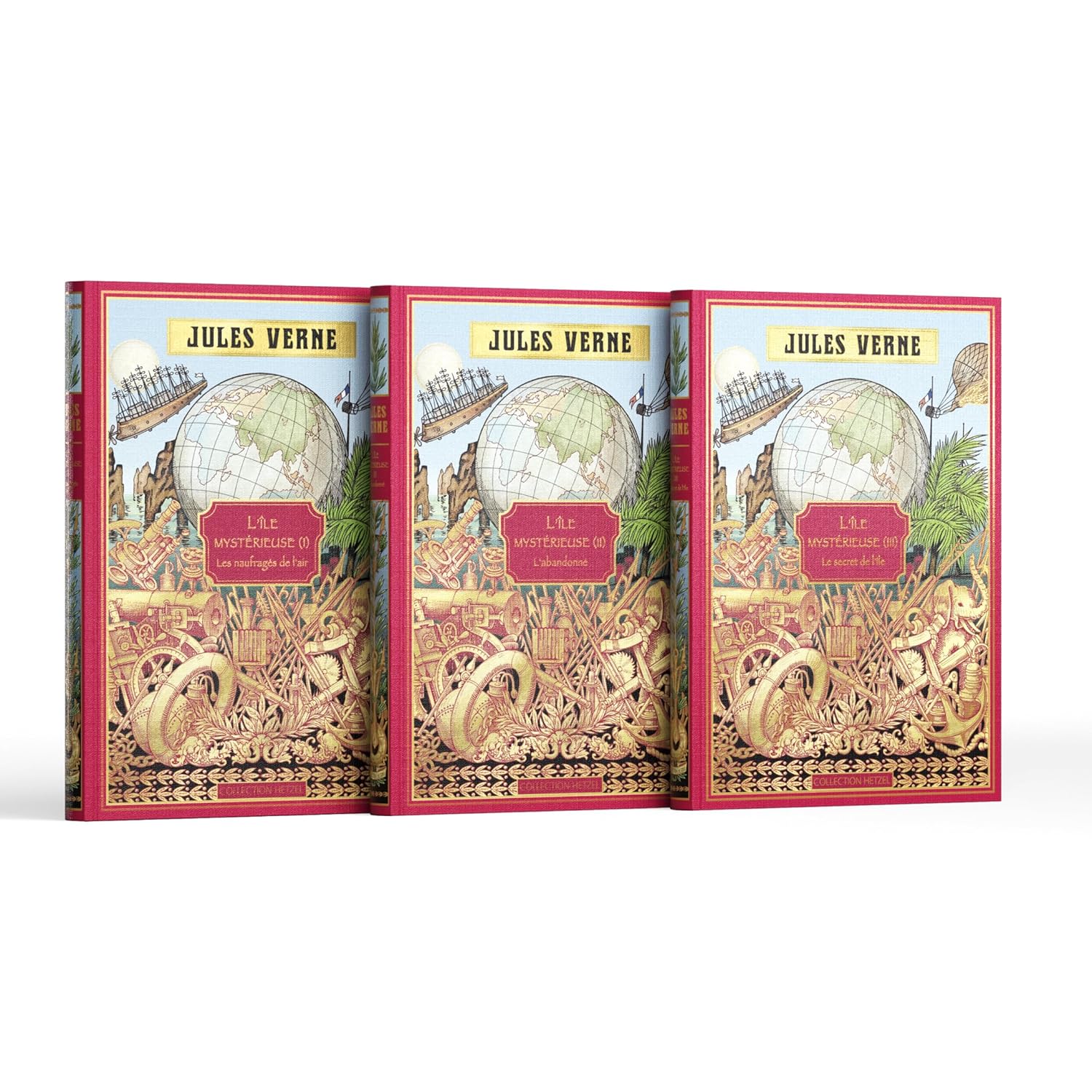 Collection Jules Verne - Sélection IV - Contient 3 livres : L’Île ...