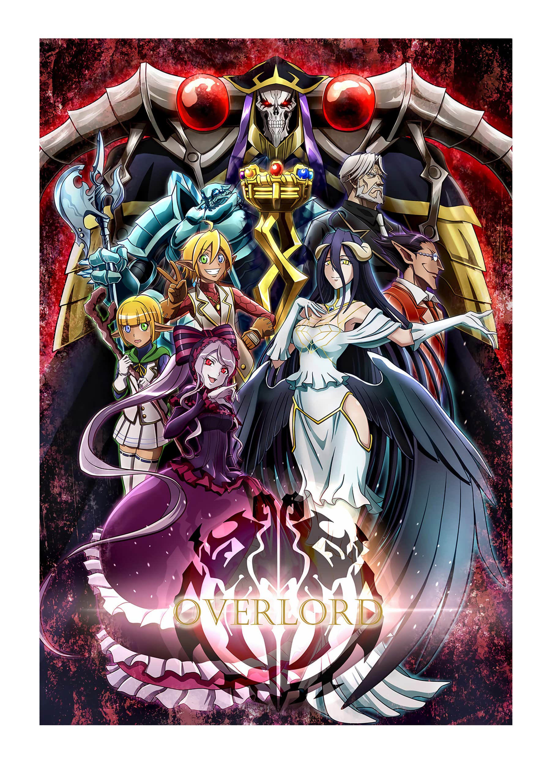 Amazon.com: Eflormes Overlord Posters Japan Manga Personality Anime ...
