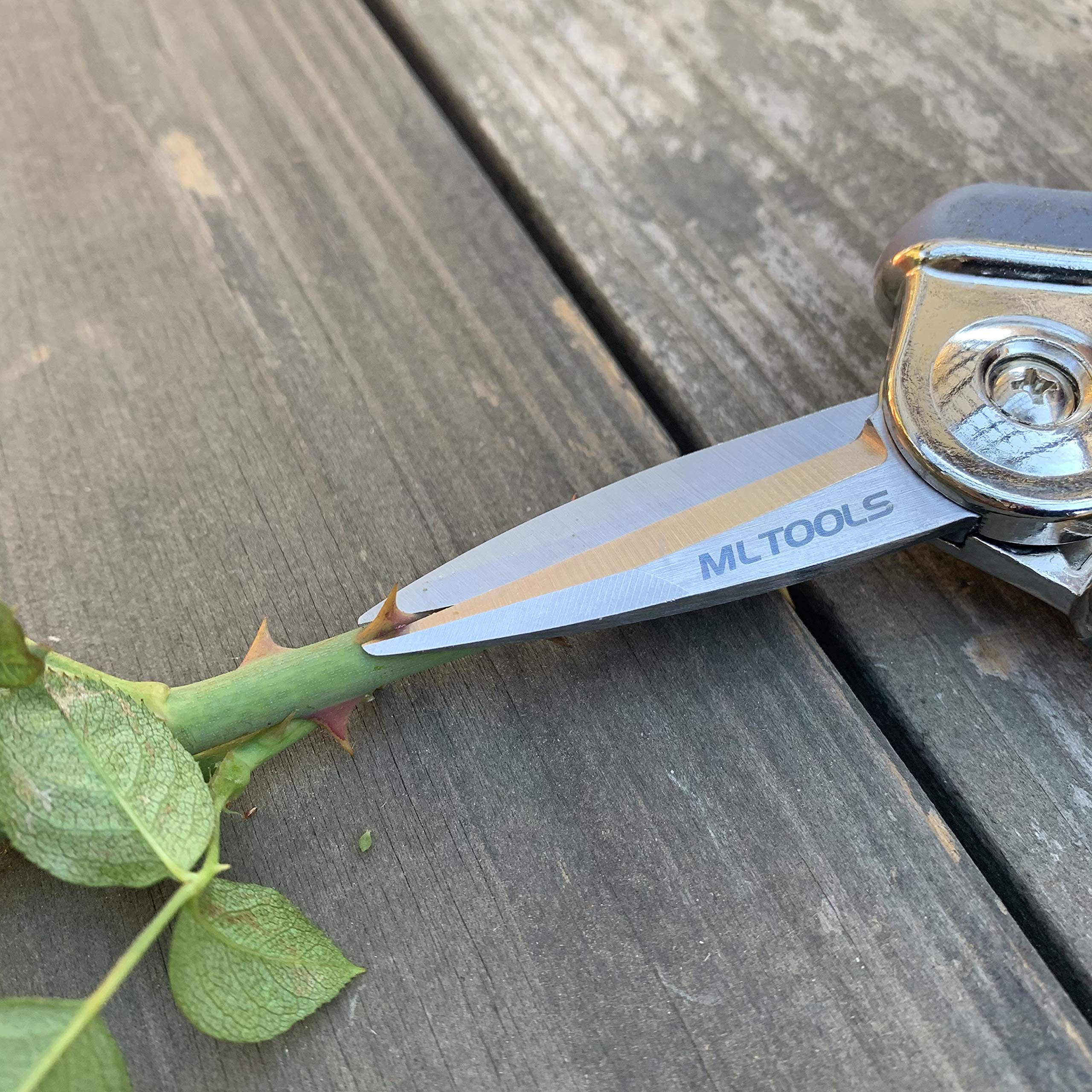 Snapklik.com : Straight Blade Bypass Pruning Shears Compact Heavy Duty ...