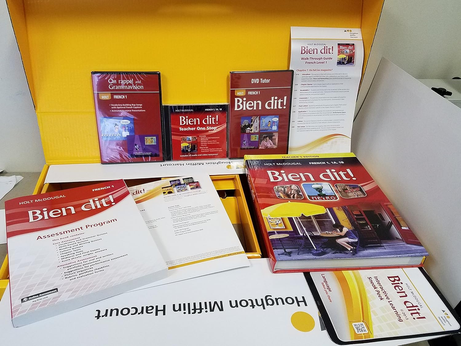 Discovering French Level 1, 1A, 1B: Hought Mifflin Harcourt: Amazon.com ...