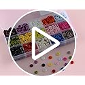 Amazon.com: GANSSIA 11/32 Inch (9mm) Very Small Button Tiny Size Sewing ...
