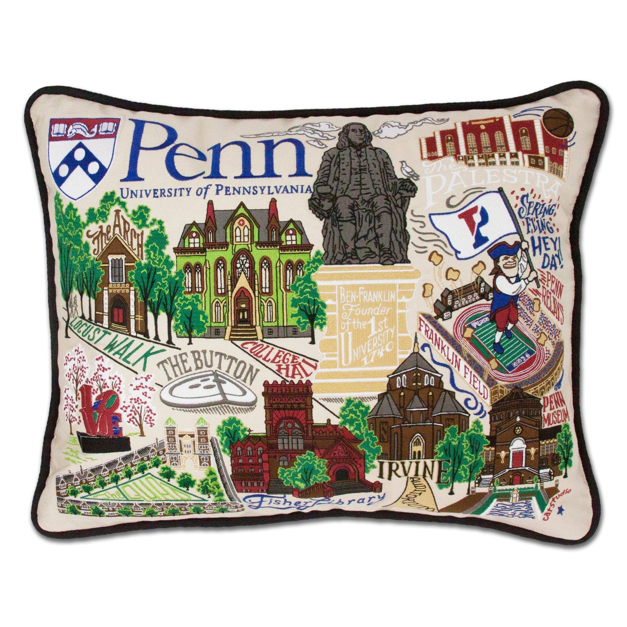 Amazon.com: Catstudio University of Pennsylvania Collegiate Embroidered ...