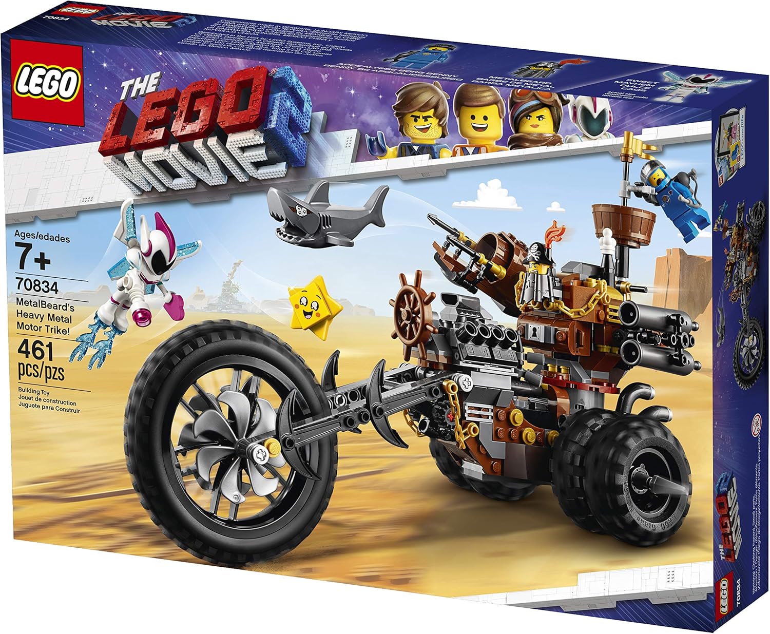 The LEGO Movie 2 EisenBarts Heavy Metal Trike!, Building Sets - Amazon ...
