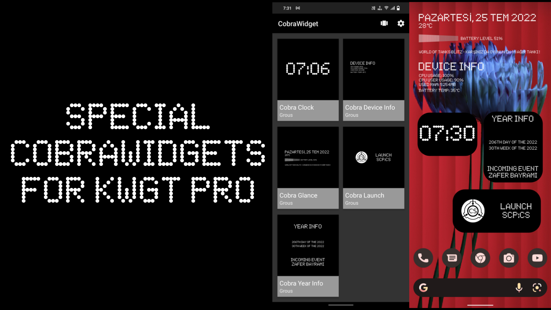 CobraWidgets - KWGT PRO - App on Amazon Appstore