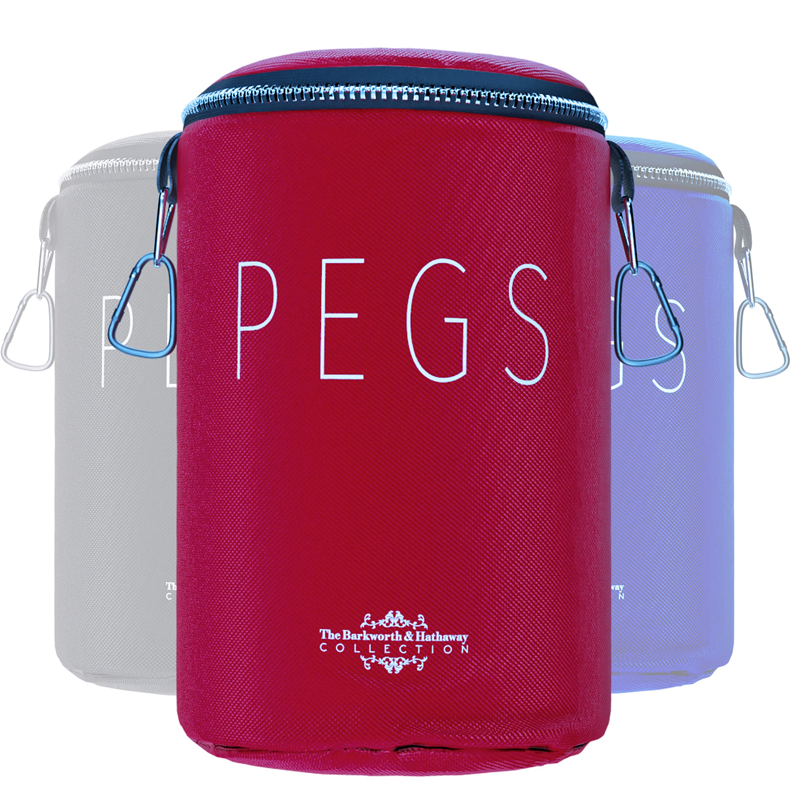 The Barkworth & Hathaway Collection Premium Pink Clothes Peg Bag for ...