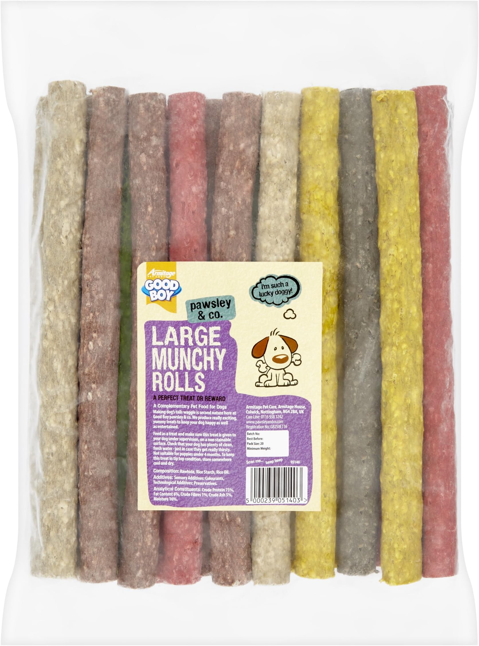 Good Boy - Assorted Small Munchy Rolls - Dog Chews - A Perfect Treat or ...