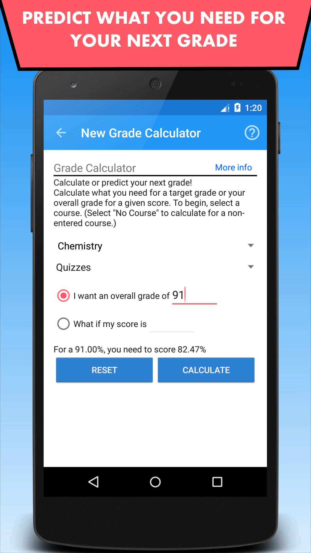 Grade Tracker Pro - App on Amazon Appstore