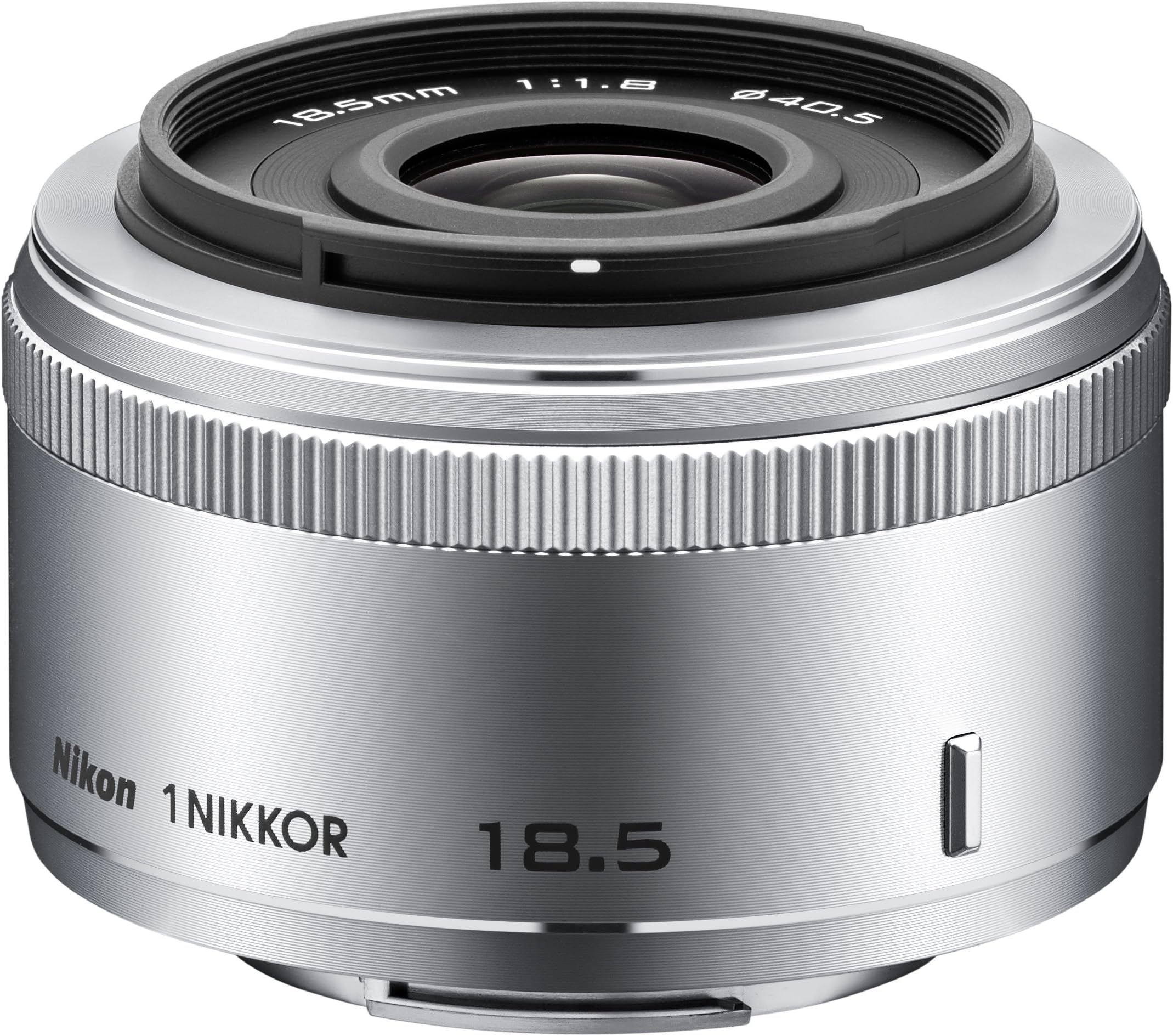 Amazon.com : 1 NIKKOR 18.5mm f / 1.8 Silver Nikon CX Format only Nikon ...