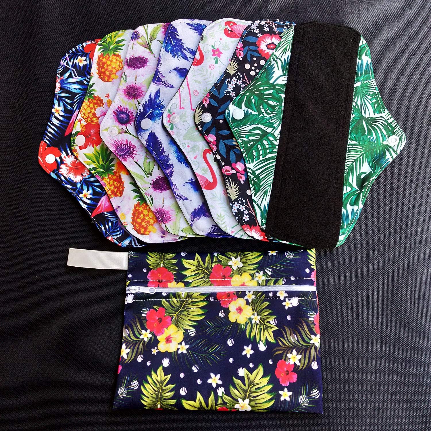 Amazon.com: MissC2C Pack 4pcs Waterproof Mini Wet Bags for Menstrual ...