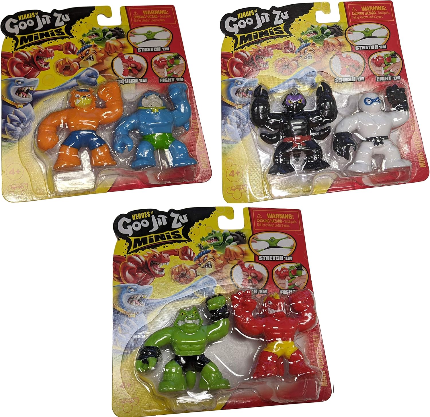 Amazon.com: Heroes of Goo Jit Zu Minis Versus Bundle - Pantaro ...