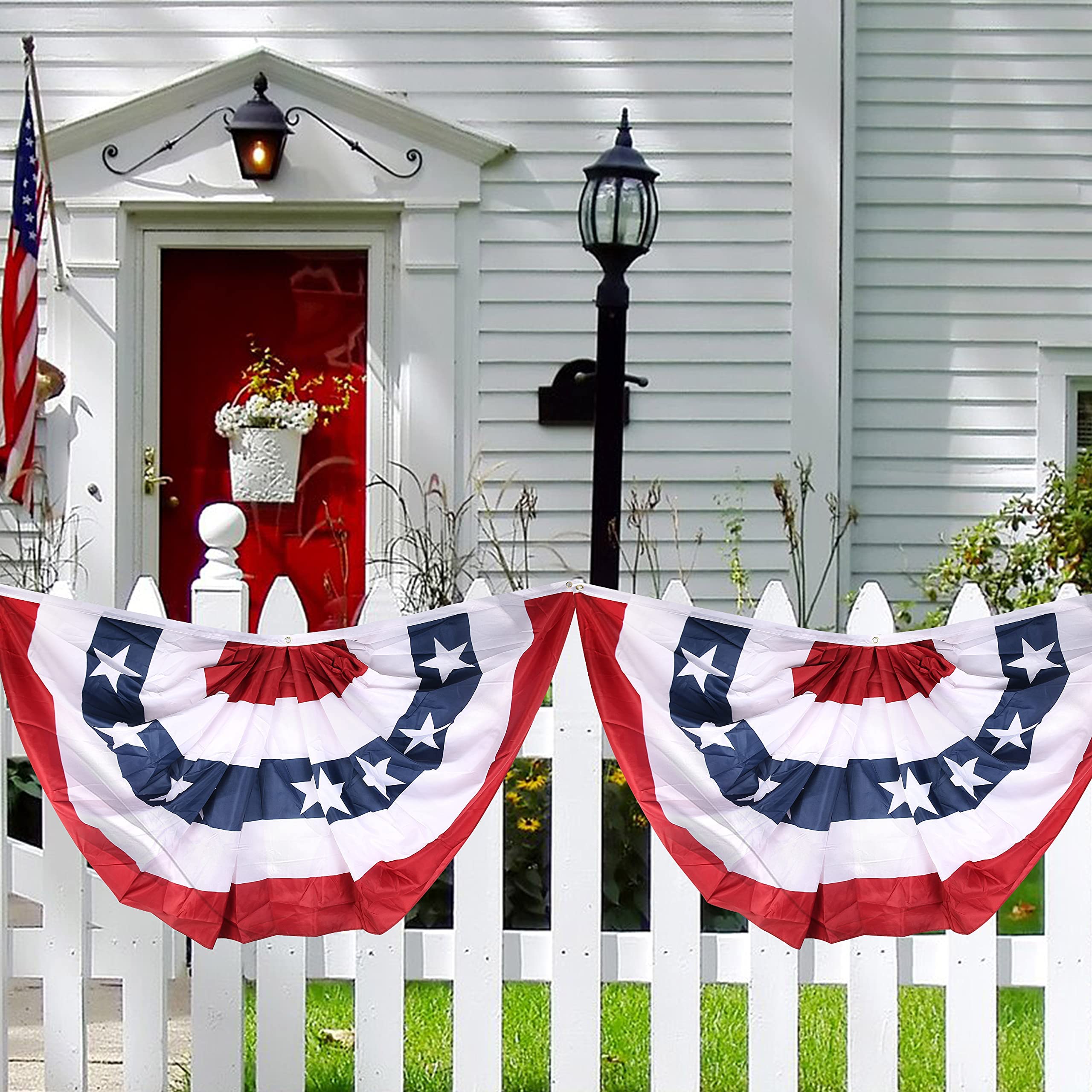 Snapklik.com : American Flag Bunting,American Flags Bunting For Outside ...