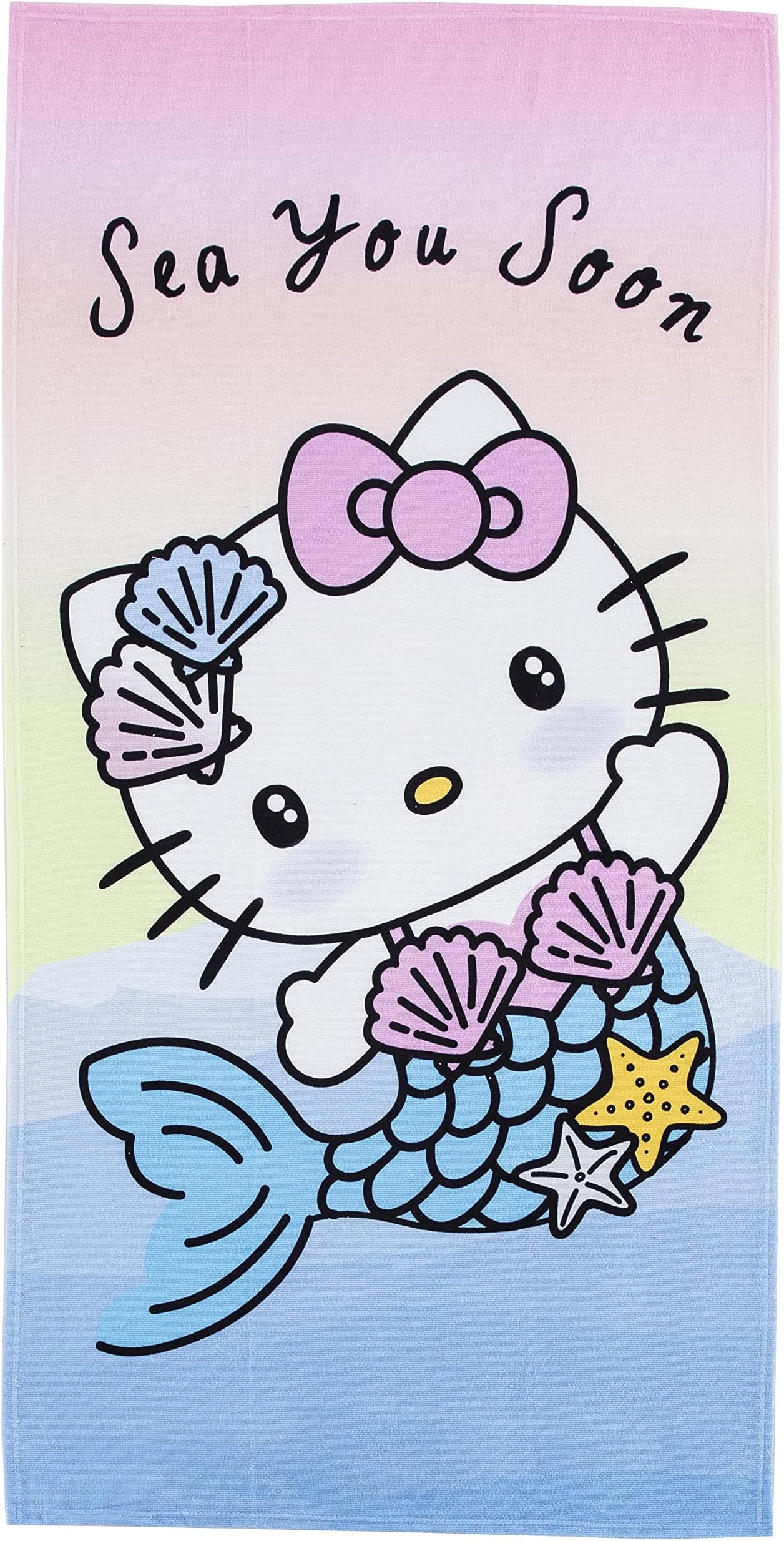Amazon.com: Hello Kitty Beach Towel Set - Bundle with 27x54 Hello Kitty ...