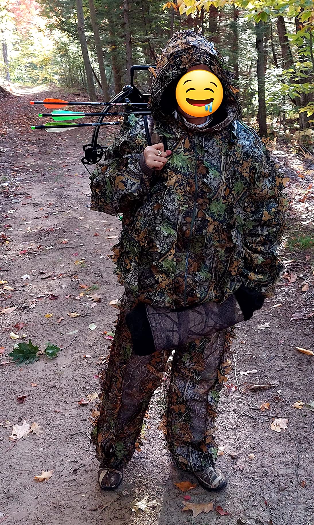 $4/mo - Finance REKALEADER Ghillie Suit, Kids and Adult 3D Leafy Suit ...