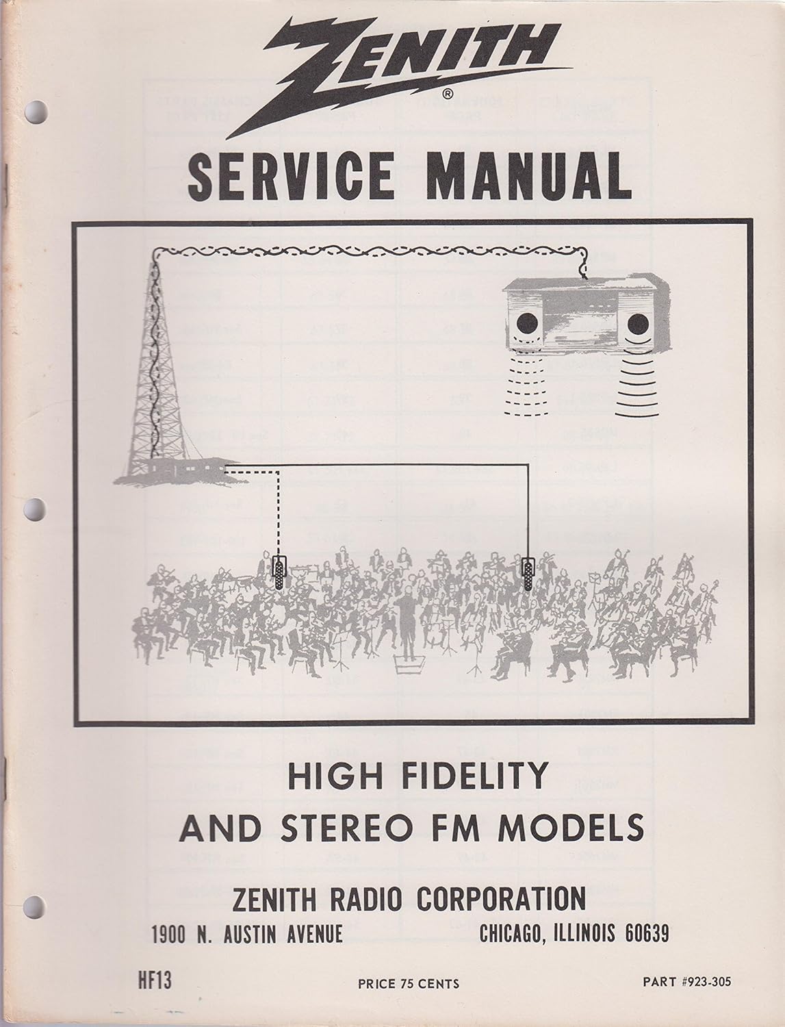 Amazon.com: Zenith Service Manual - High Fidelity and Stereo FM Models ...