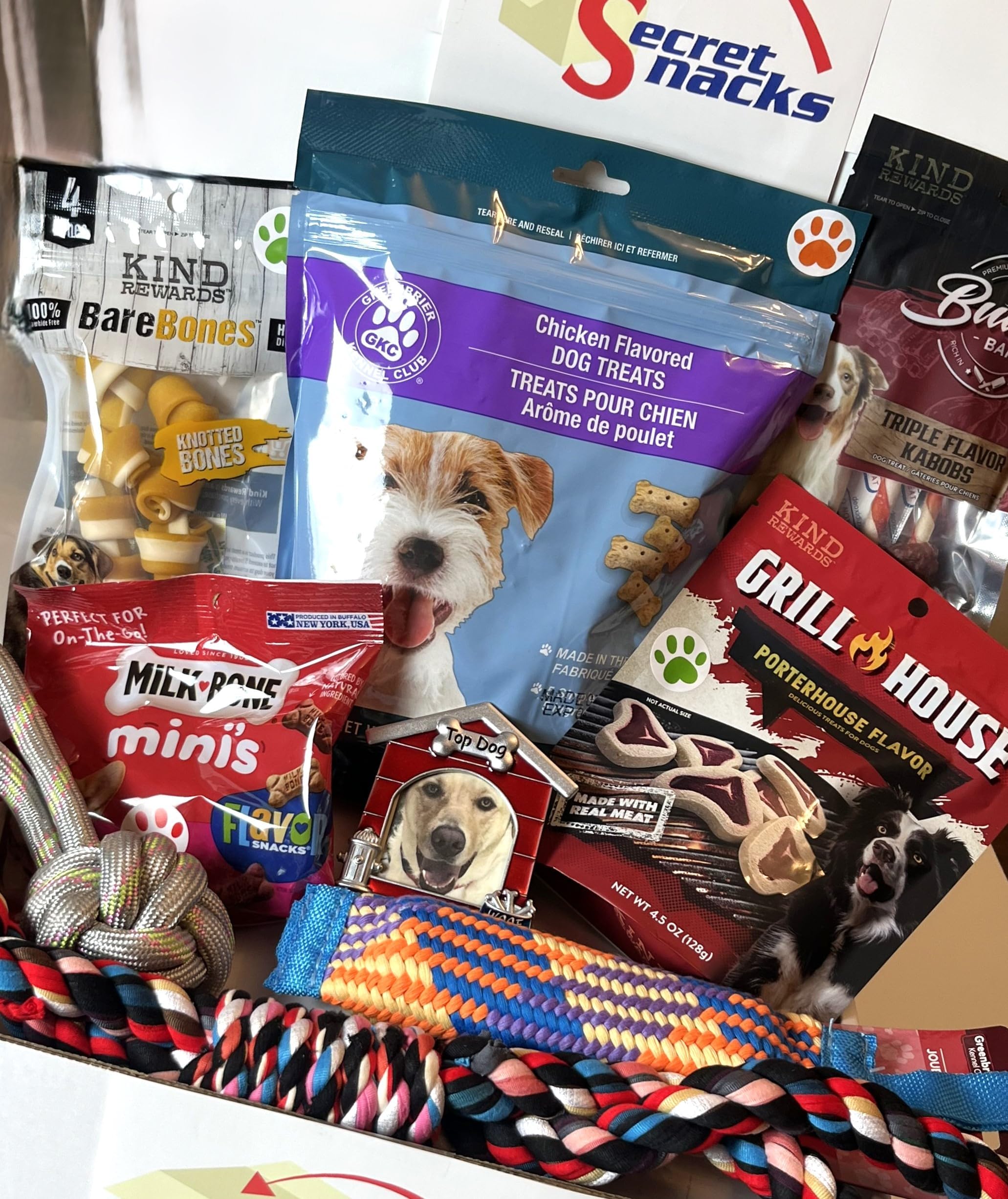 Amazon.com : Dog Gift Box with Bonus Picture Frame for Your Favorite ...