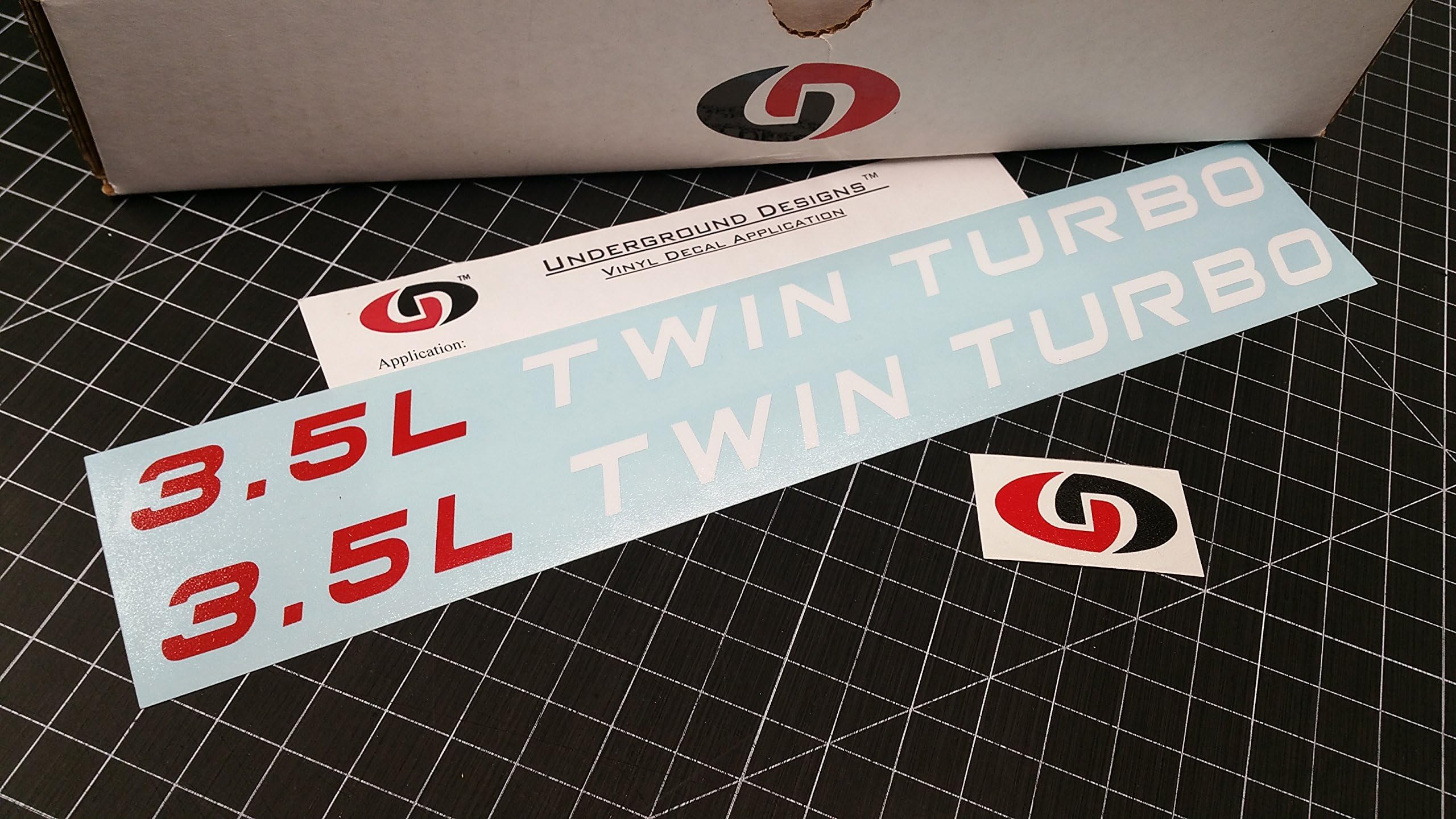 Amazon.com - 3.5L Twin Turbo Decal Ecoboost Hood Stickers Select Color ...