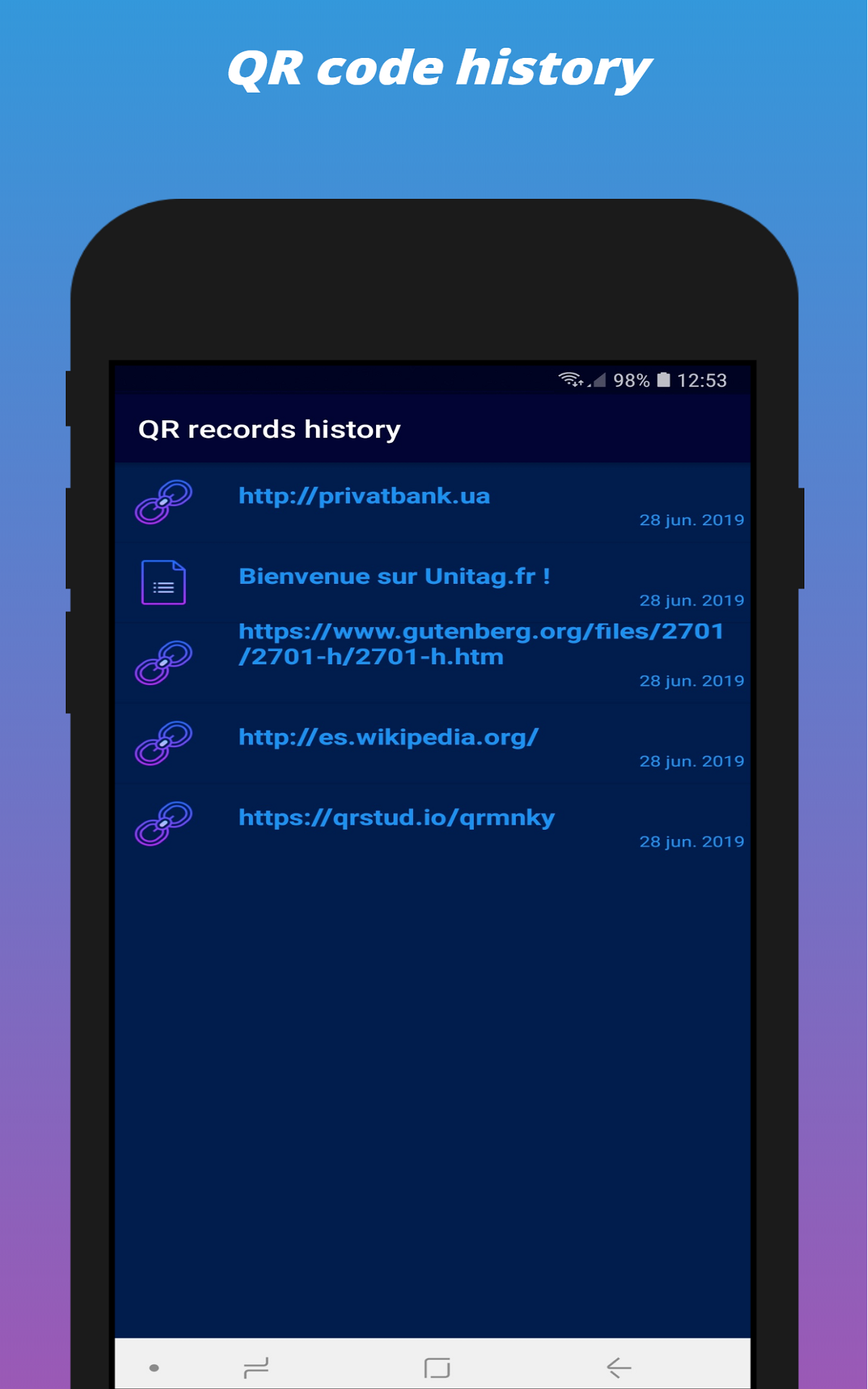 QR code reader (QR scanner with history + flashlight) - App on Amazon ...