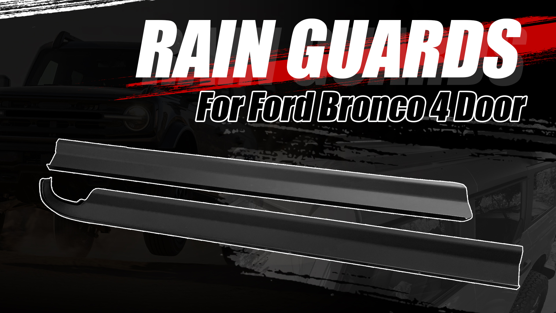 Watch Mabett Rain Guards for Ford Bronco on Amazon Live