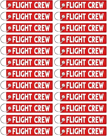 Junkin Flight Crew Keychain Airplane Aviation Keychain Crew Luggage ...