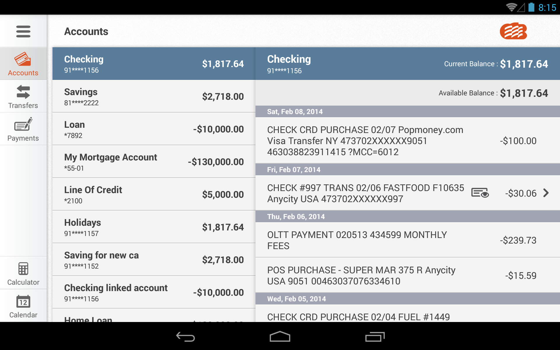 EZ Banking for Tablet:Amazon.com:Appstore for Android