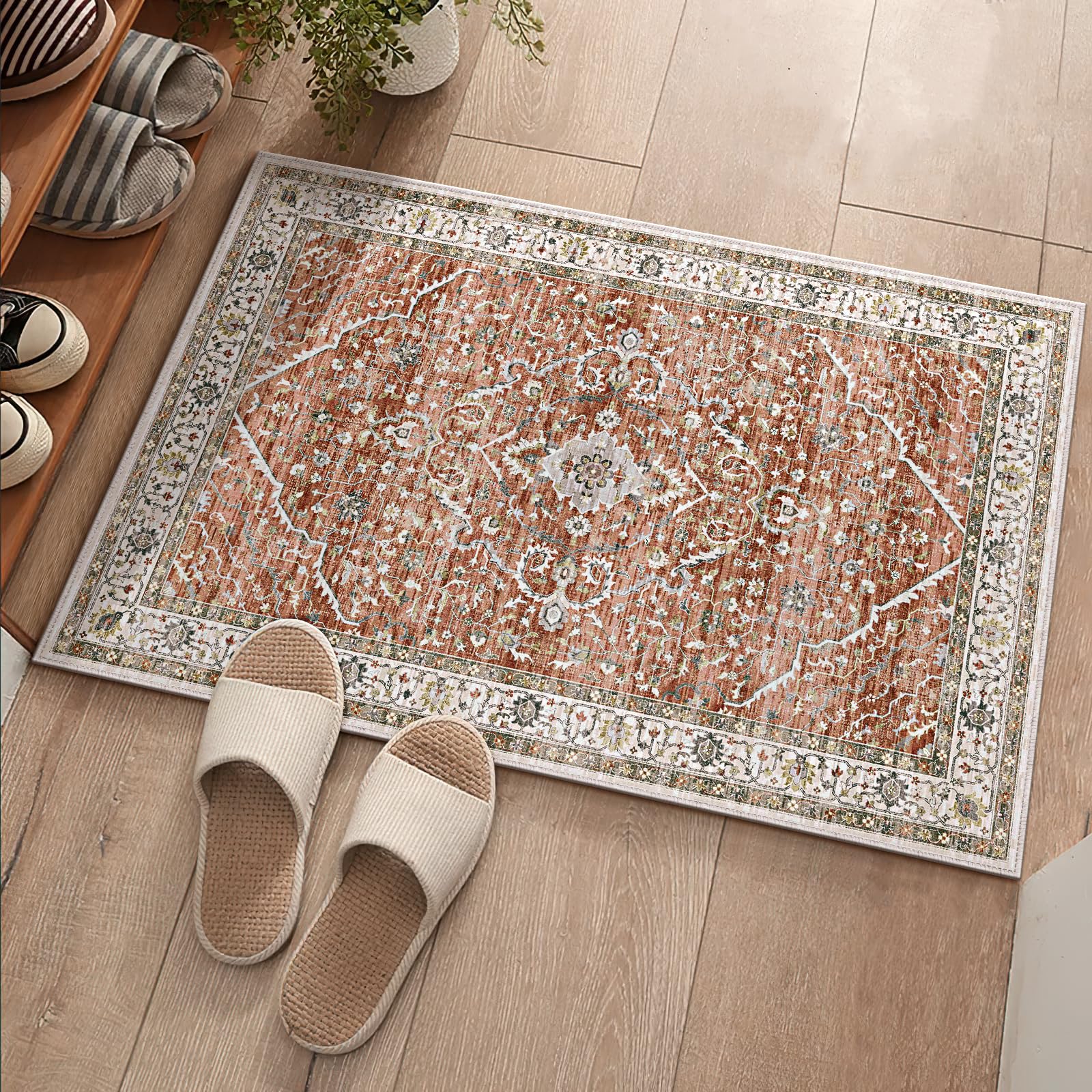 Amazon.com: Deerly Washable Rug Small Area Rug 2'x3 for Entryway ...