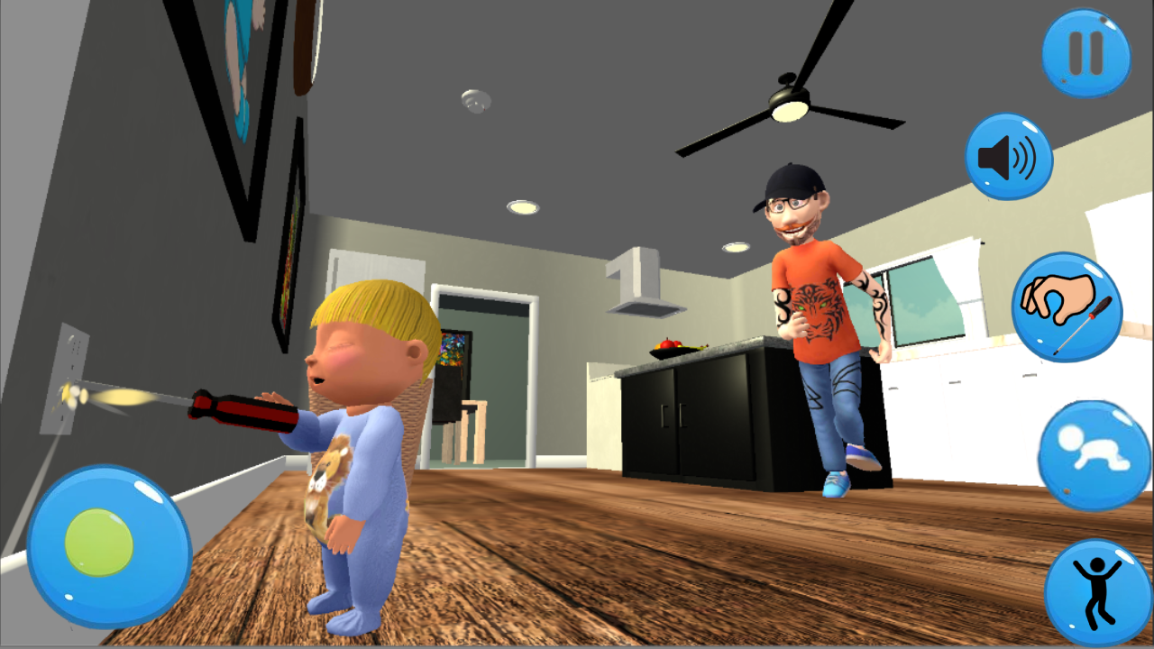 Real Baby Simulator : Virtual Mom & Rich Daddy Games - Naughty Baby ...