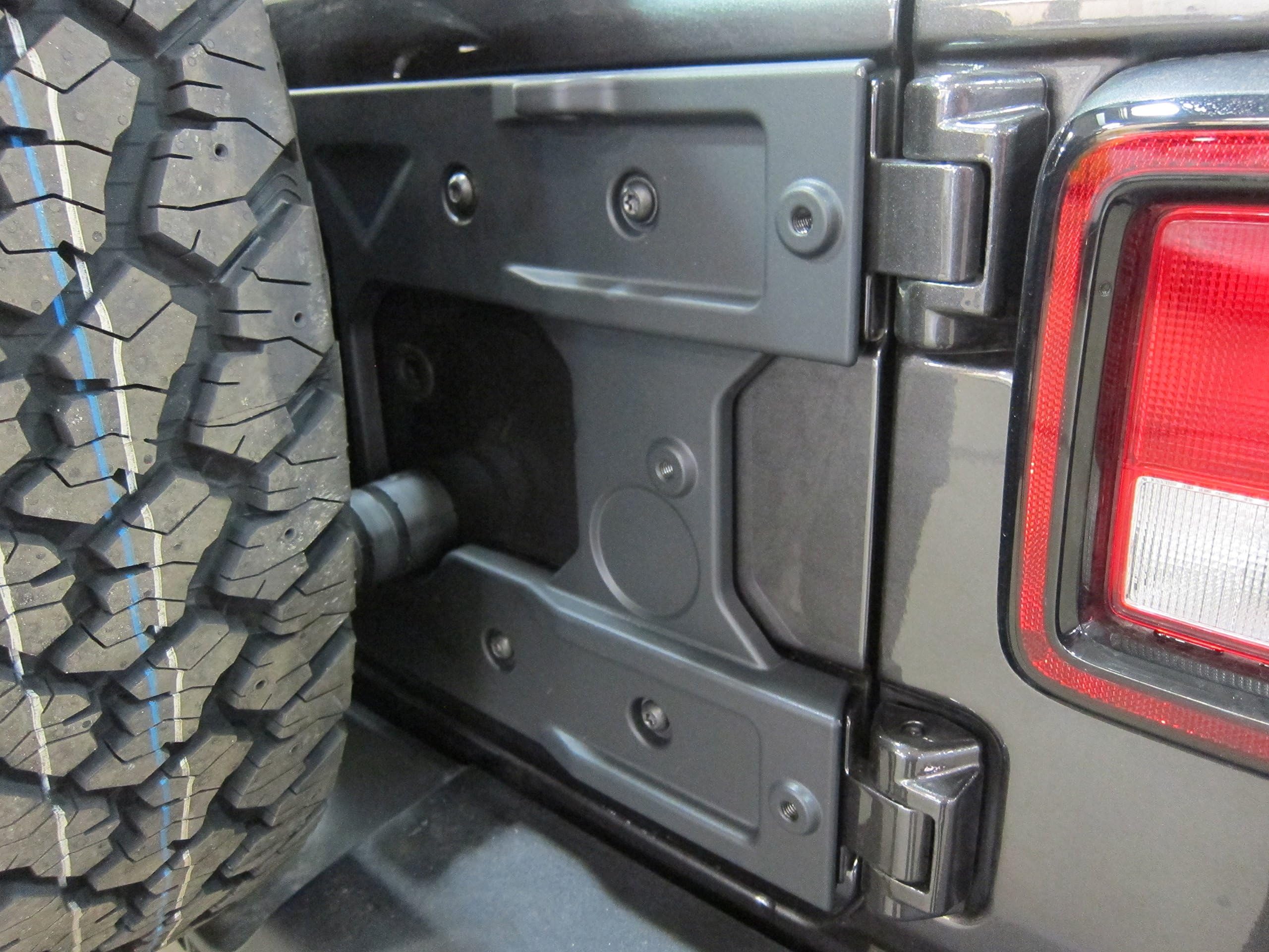 Amazon.com: Mopar 82215356AB Jeep Wrangler Oversized Spare Tire Carrier ...