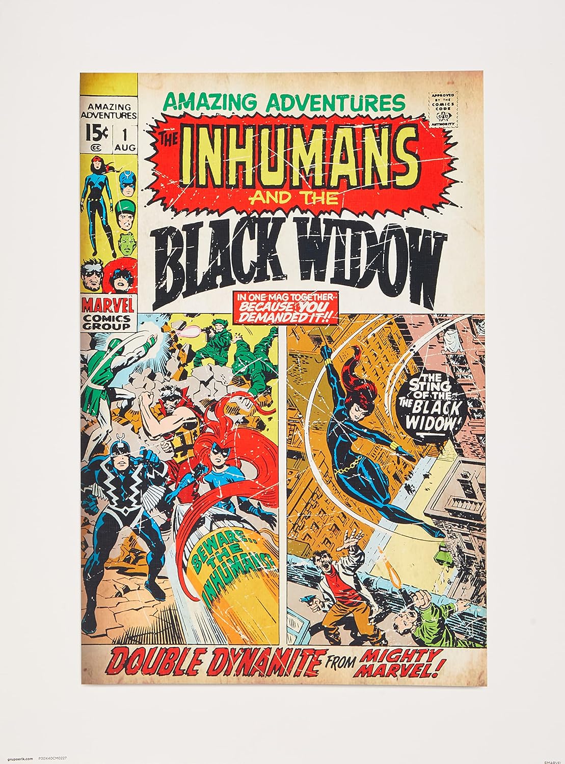 Grupo Erik Art Print, 30 x 40 cm, Marvel Amazing Adventures Vol 2 N°1 ...