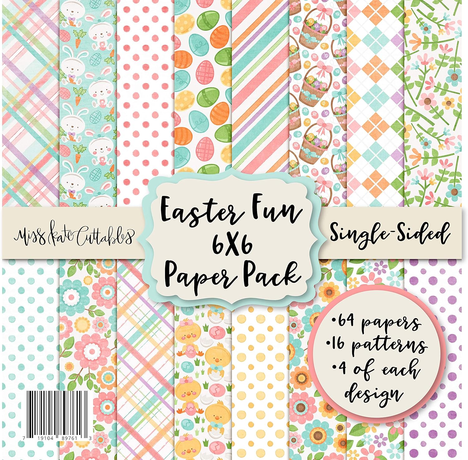 6X6 Pattern Paper Pack - Easter Fun - Card Making Scrapbook Specialty ...