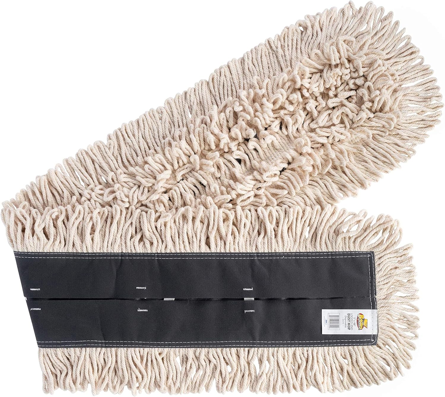 Janico 3524 Bristles Disposable Dust Mop, Looped Ends, 5 inch Width 24 ...