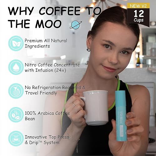 Coffee to the Moo Nitro Cold Brew Coffee Concentrado líquido de café ...