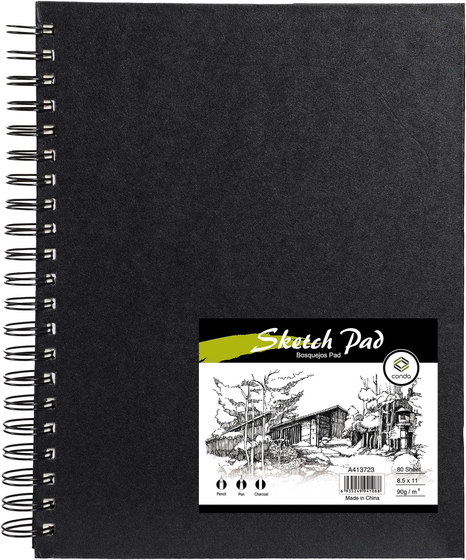 Amazon.com: GIFTEXPRESS Spiral Sketch Book for Kids. Acid-Free Quality ...
