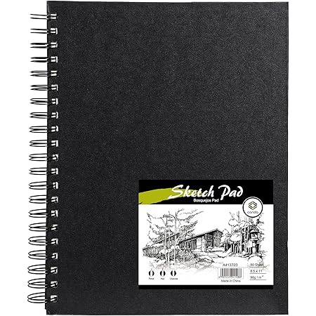 Amazon.com: Artist’s Sketchbook Hardcover – 200GSM Very Thick Paper ...
