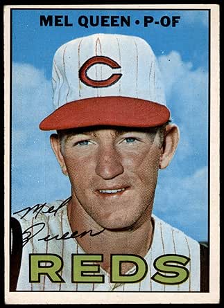 Amazon.com: 1967 Topps # 374 SL Mel Queen Cincinnati Reds (Baseball ...